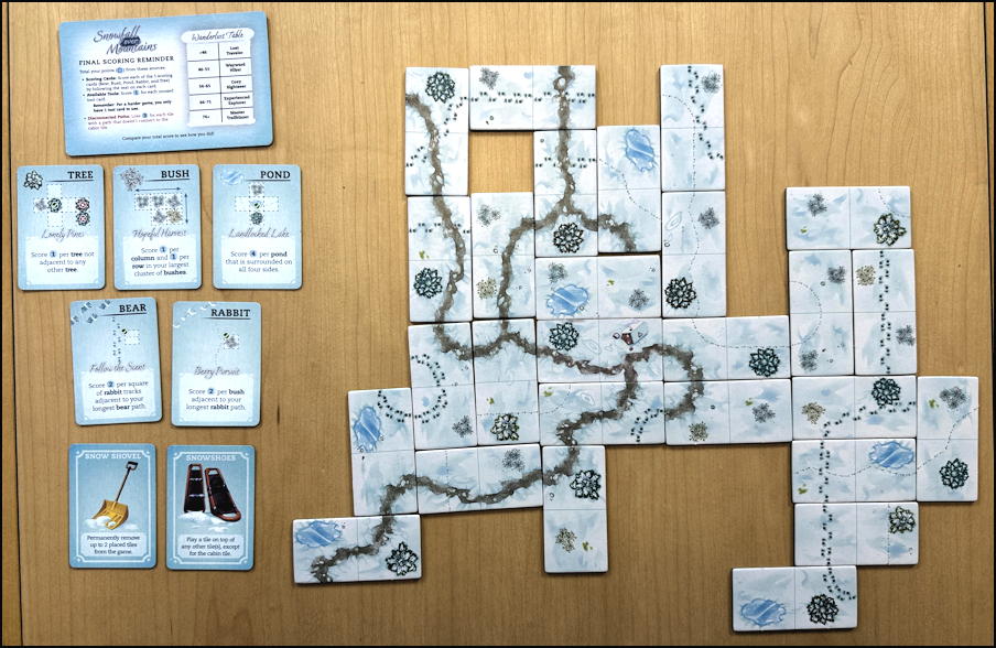 Game Review: Zen Tile Placement with “Snowfall Over Mountains” -- from ...