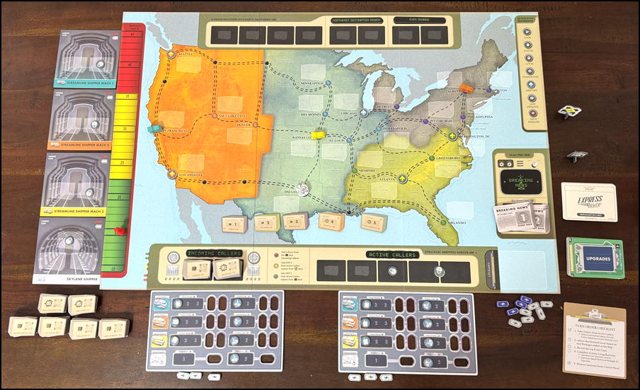 Game Review: Pickup and Delivery with "Express Route" [solo play ...