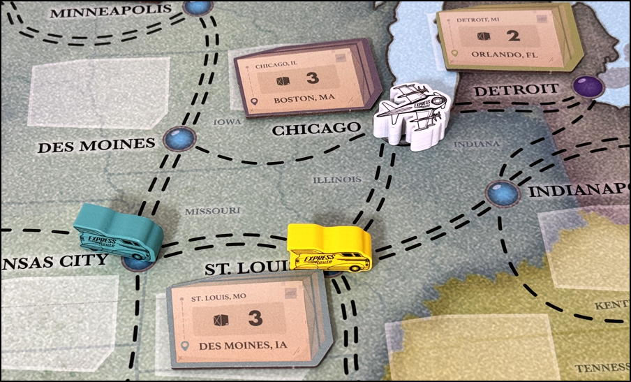 Game Review: Pickup and Delivery with "Express Route" [solo play ...